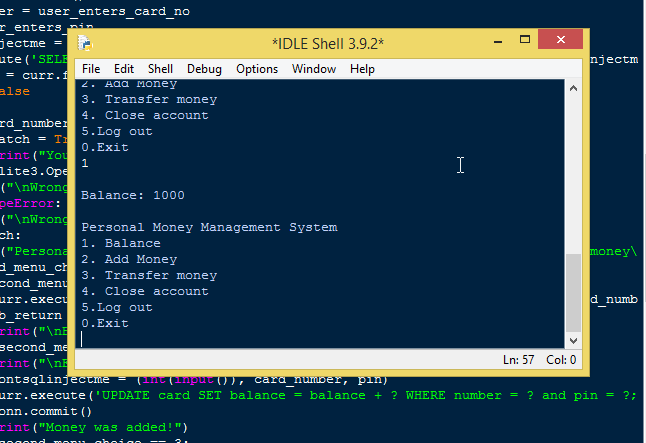 Personal Money Management System in Python Free Source Code | SourceCodester